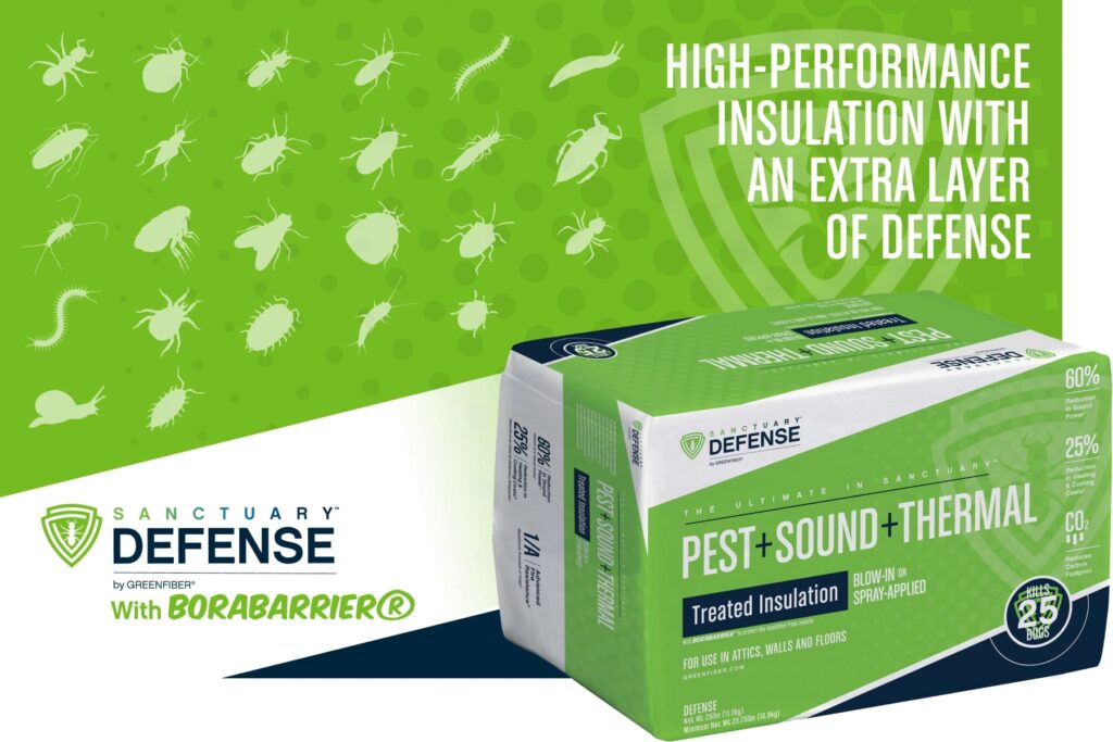 Bulk Greenfiber SANCTUARY® DEFENSE Pest-Control Insulation